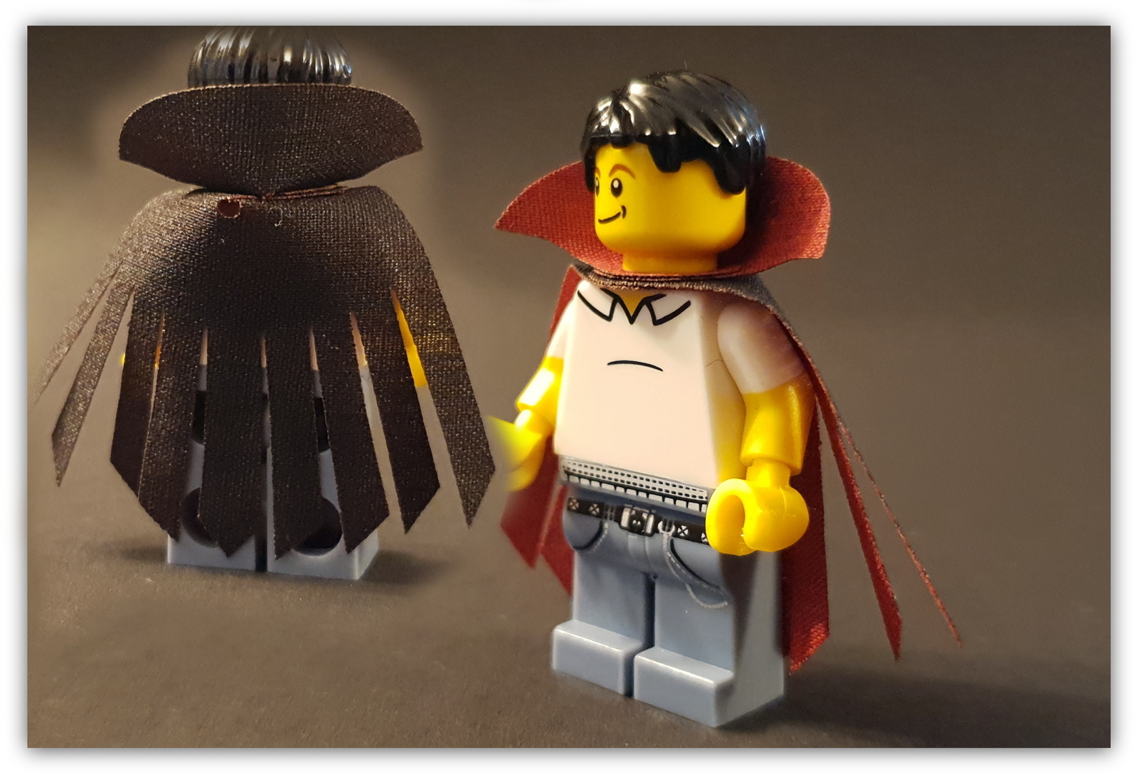 Shouldering the responsibility - how do you wear your LEGO cape?