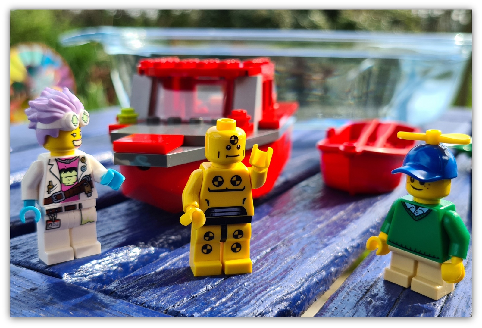 Does LEGO Float: Experiments with Bricks and Minifigures