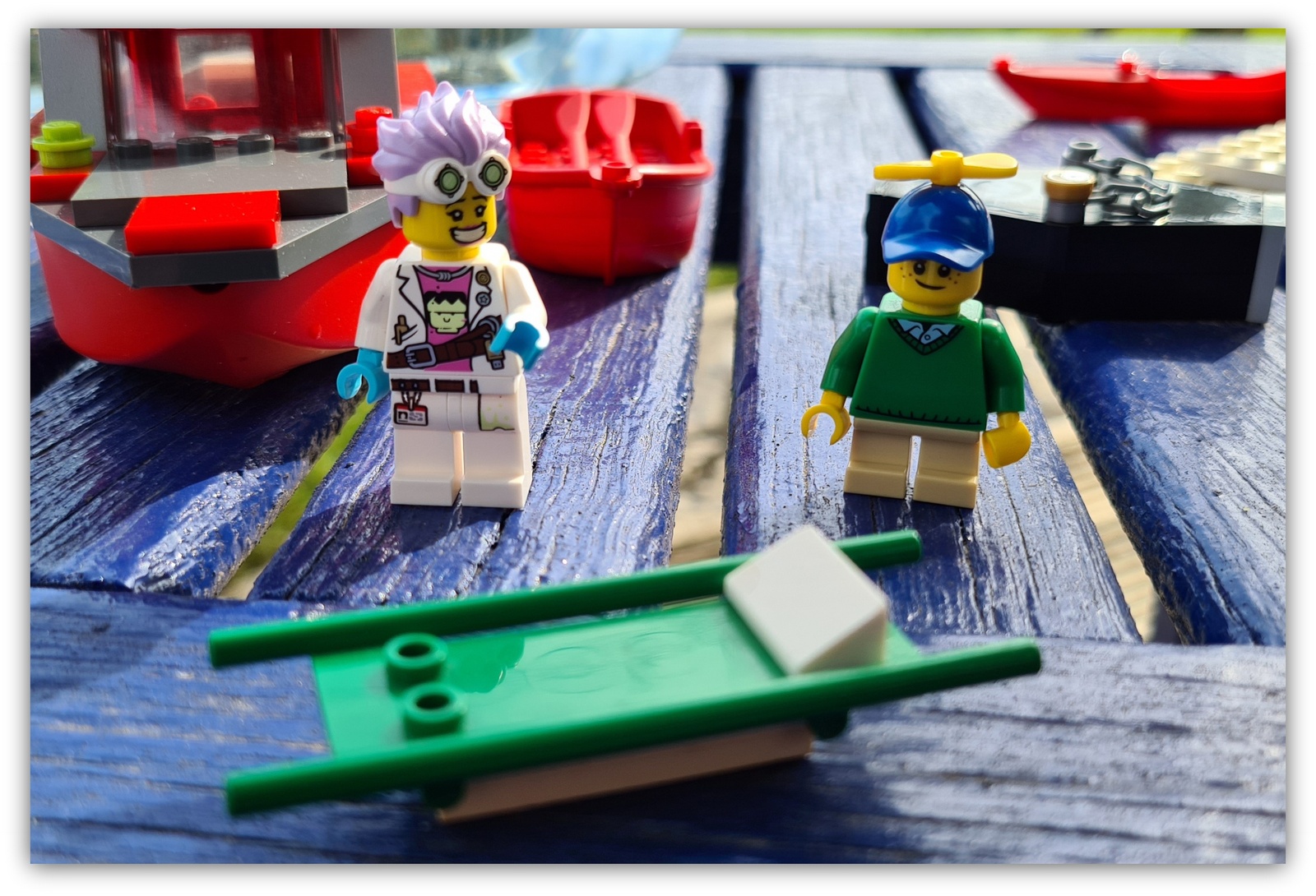 Does LEGO Float: Experiments with Bricks and Minifigures