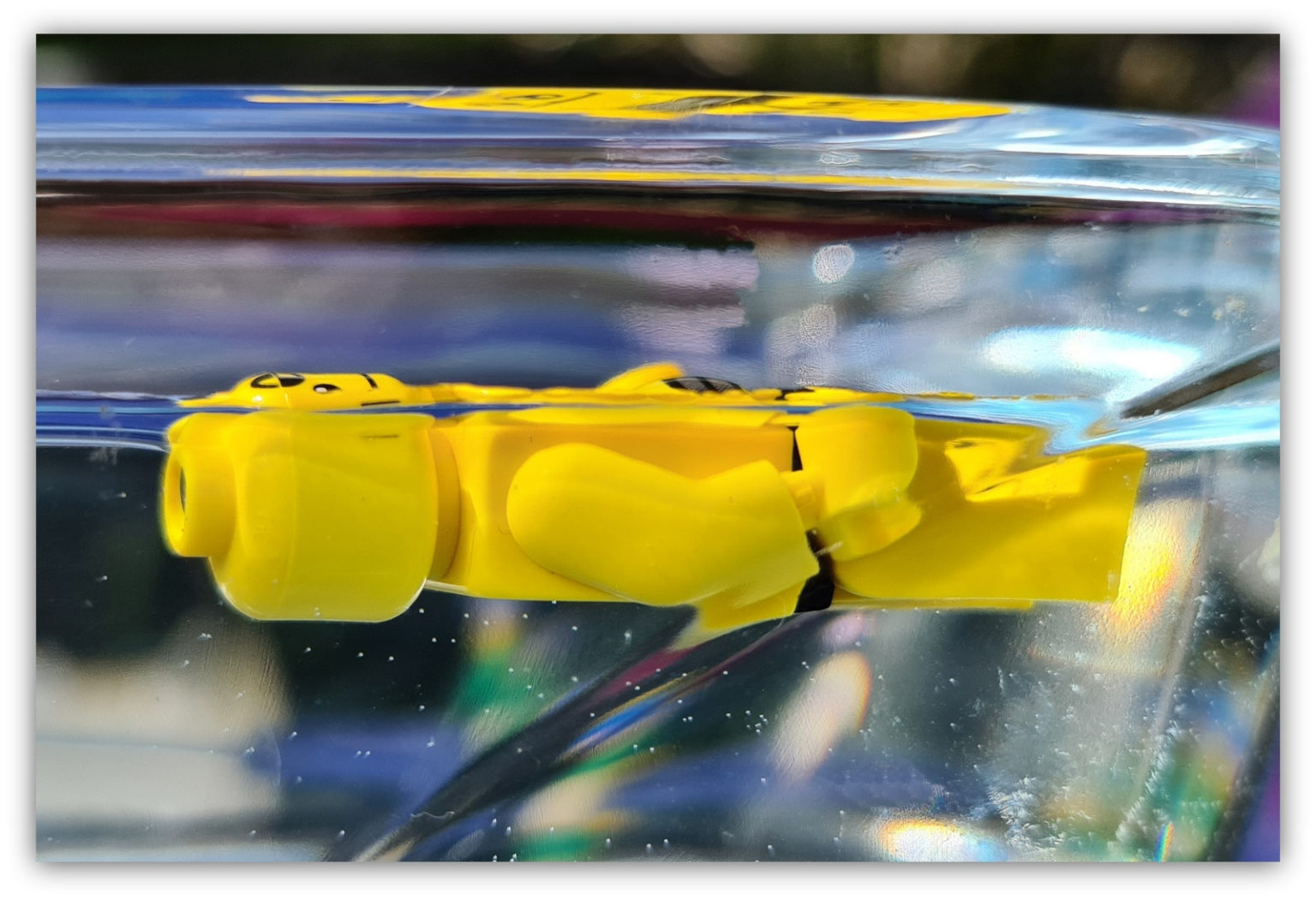 Does LEGO Float: Experiments with Bricks and Minifigures