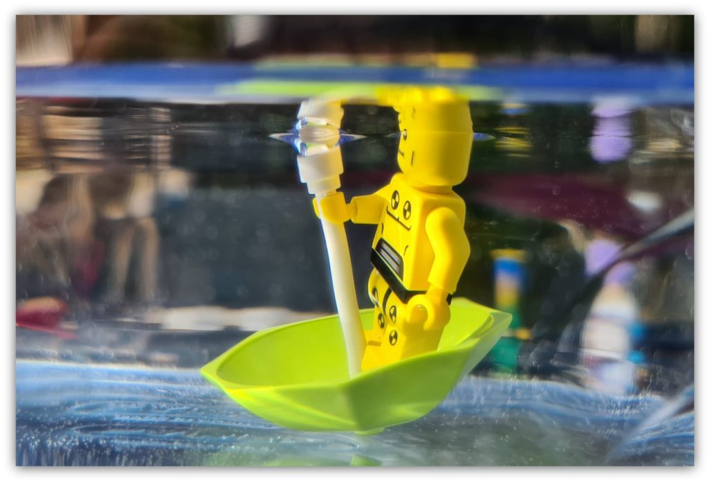 Does LEGO Float: Experiments with Bricks and Minifigures