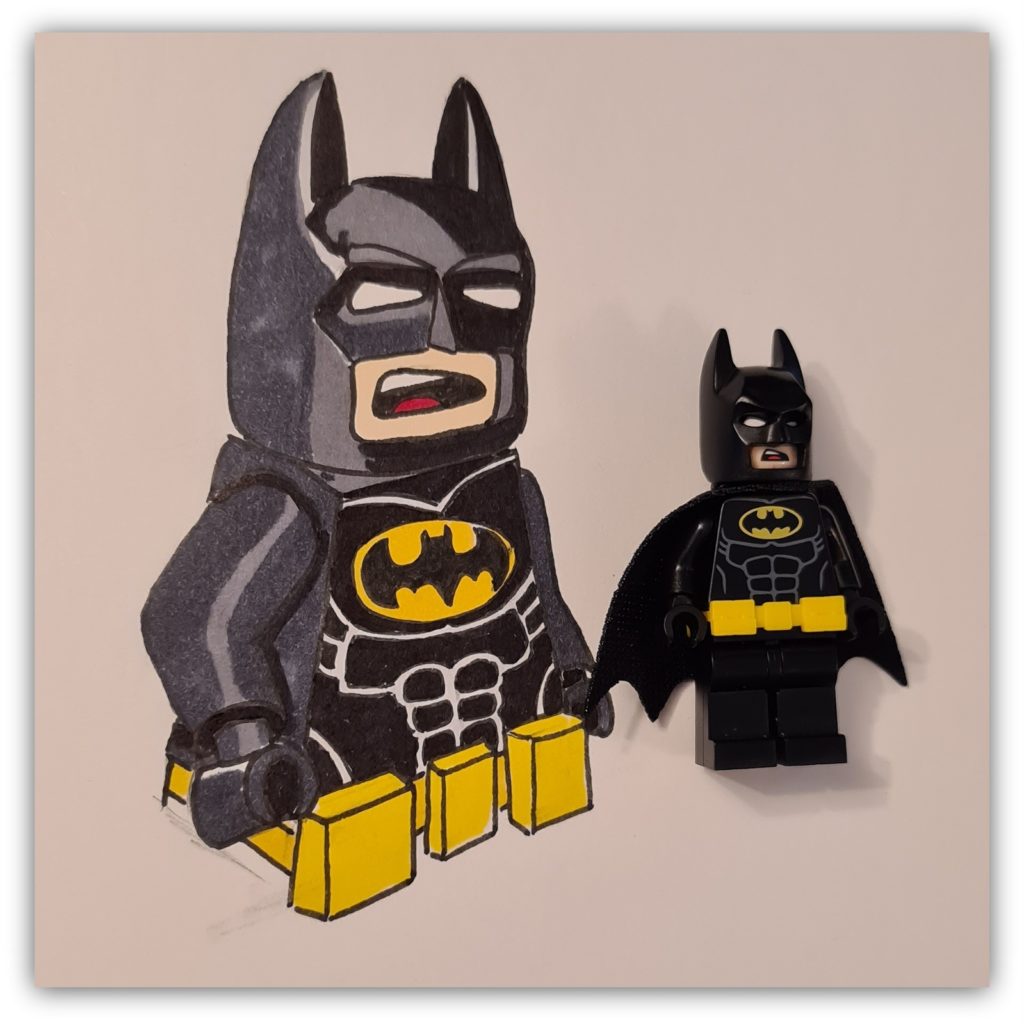 How to draw LEGO Batman: A Quick Tutorial