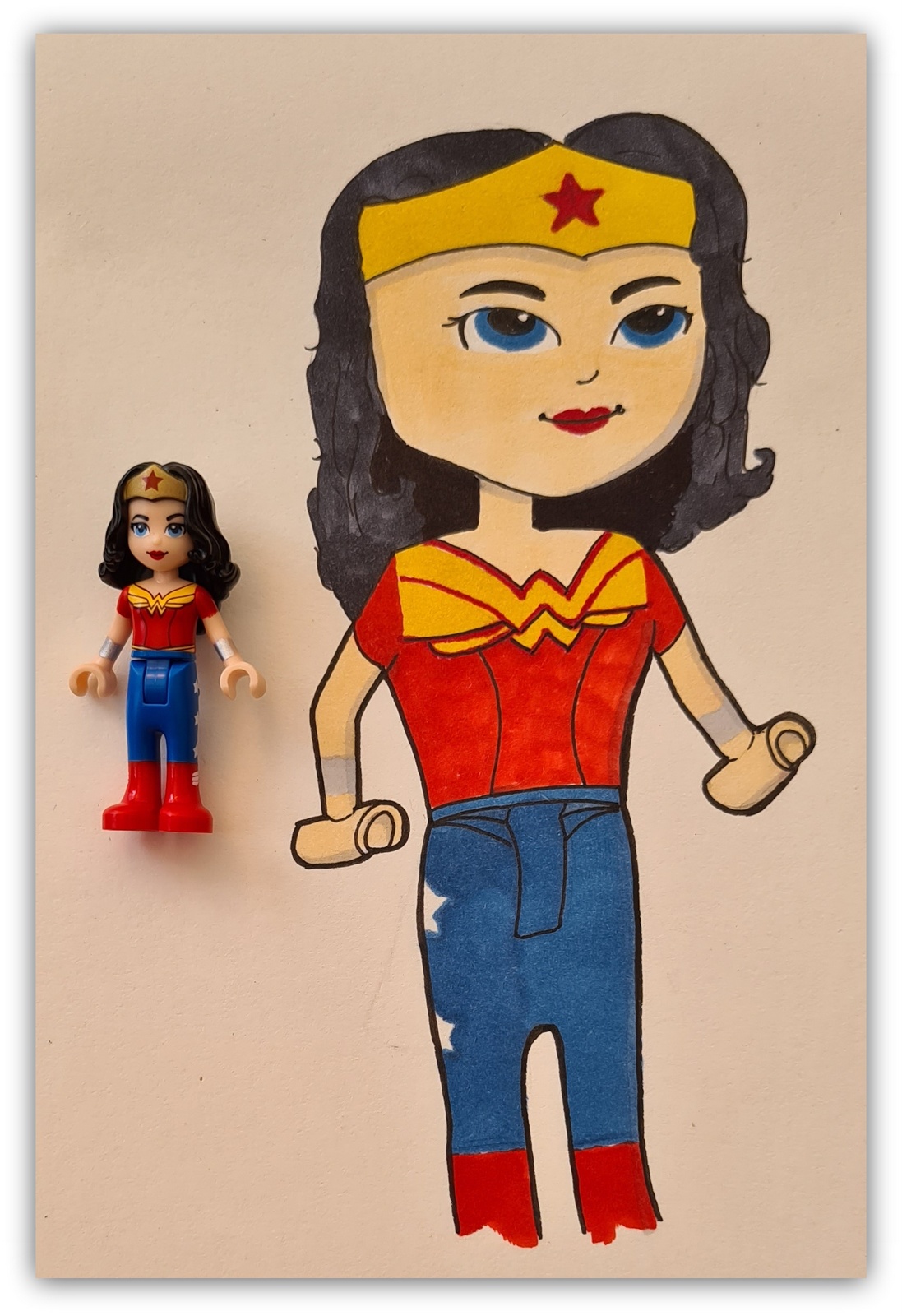 How to Draw LEGO Friends: Another Quick Tutorial